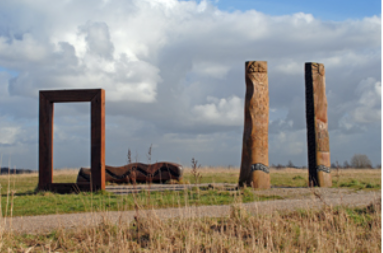 Richard Caink Sculptures Viridor Woods | Carbon Landscapes